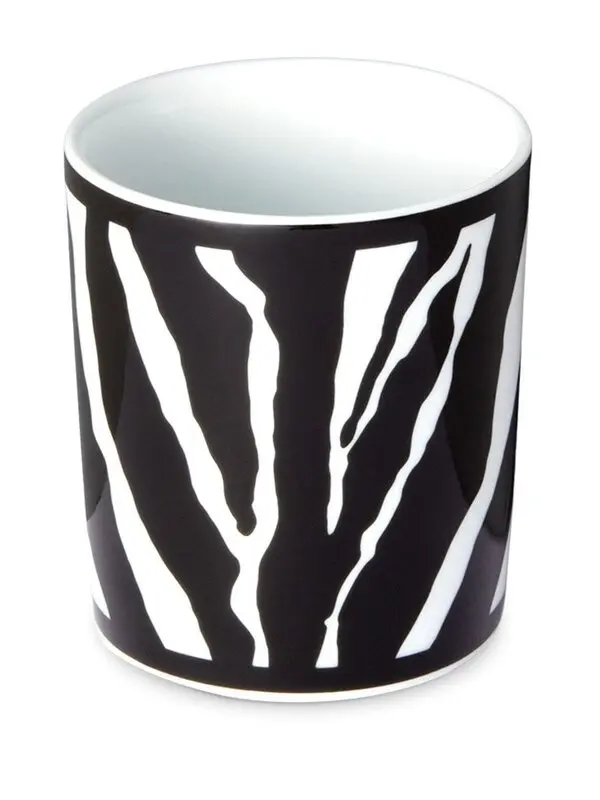 Dolce & Gabbana Zebra-print Porcelain Wine Glass