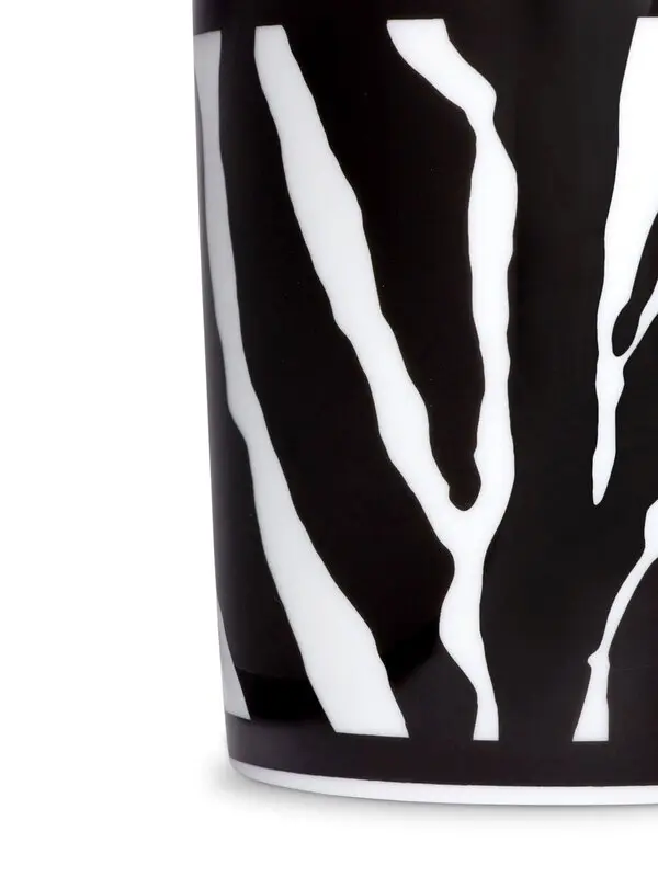 Dolce & Gabbana Zebra-print Porcelain Wine Glass