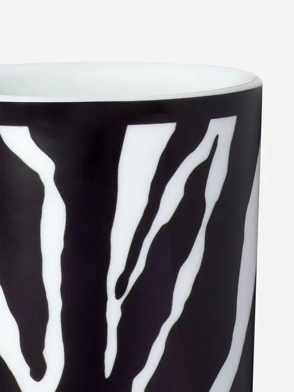 Dolce & Gabbana Zebra-print Porcelain Wine Glass