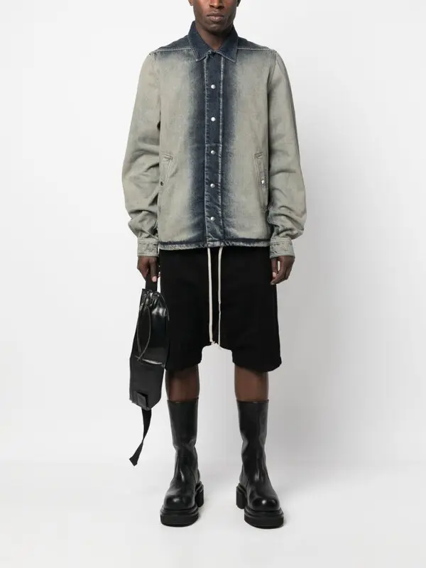 Rick Owens Long-sleeve Denim Jacket