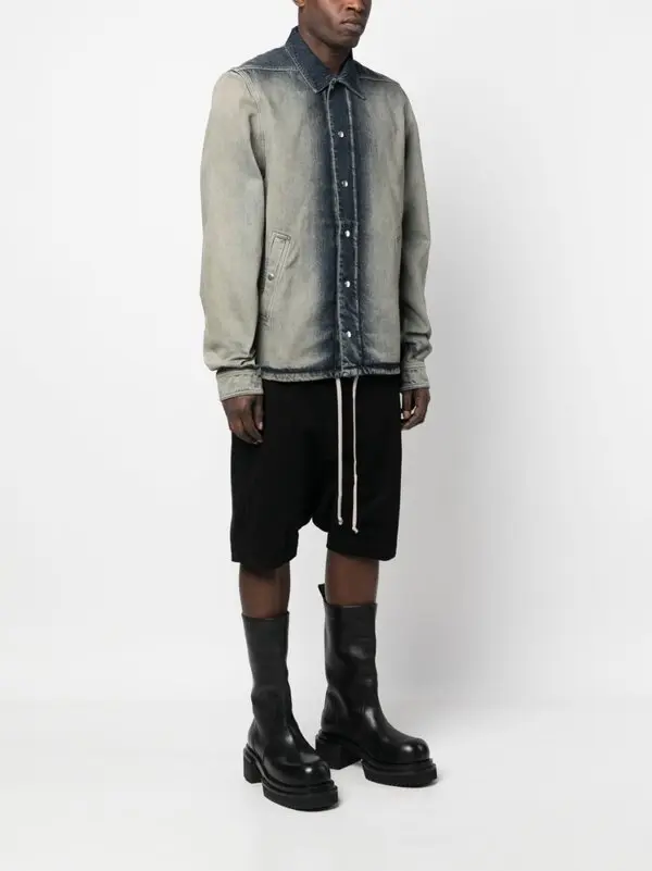 Rick Owens Long-sleeve Denim Jacket