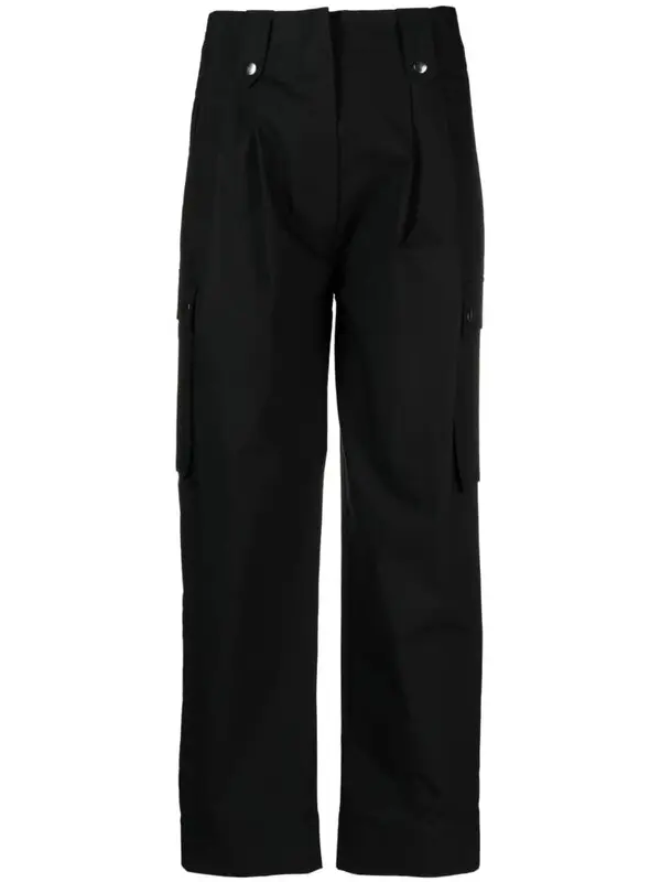 TWINSET Cropped Straight-leg Trousers