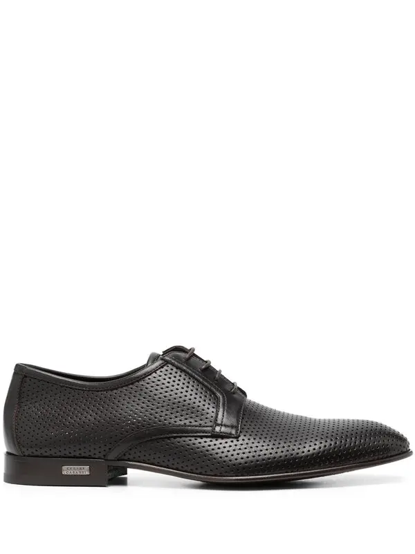 Casadei Leather Derby Shoes