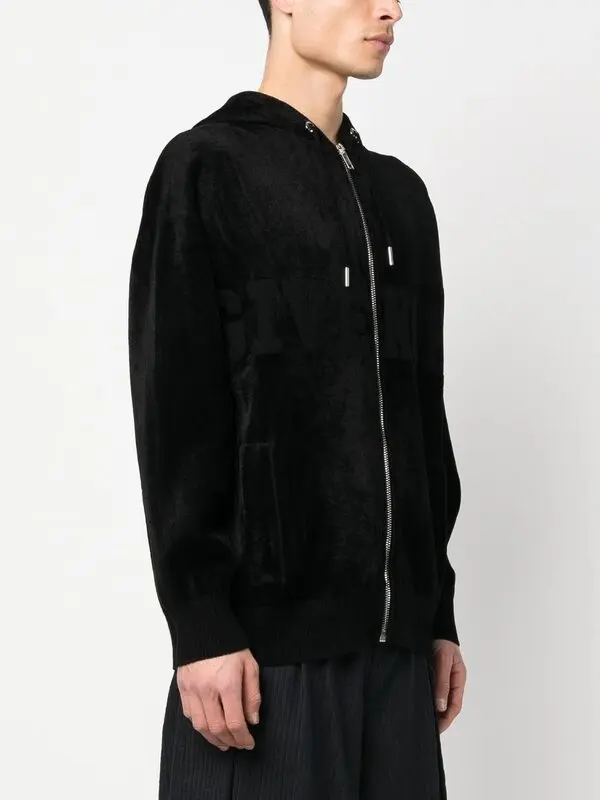 Givenchy Logo-print Zip-up Hoodie