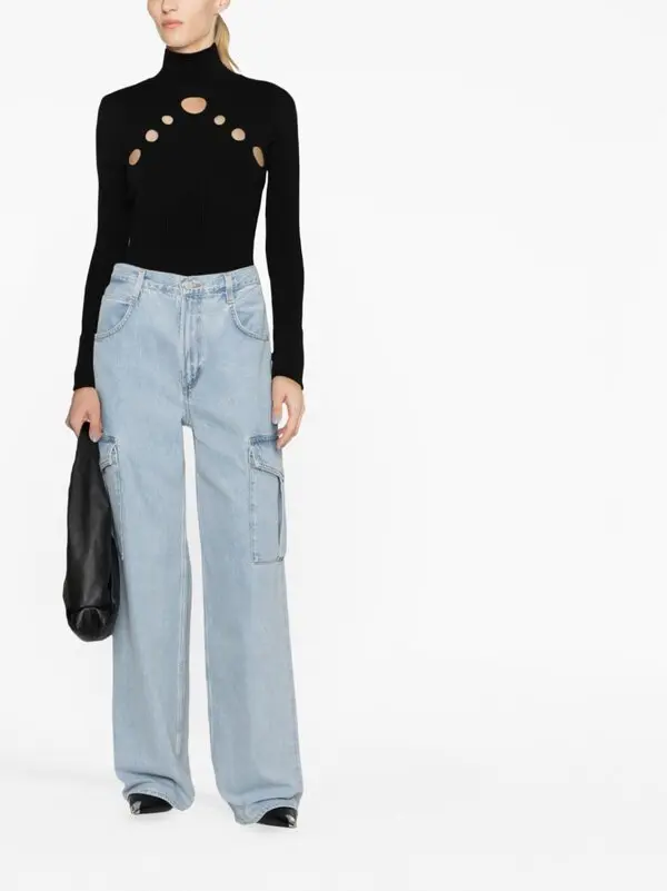AGOLDE Minka Cargo Wide-leg Jeans