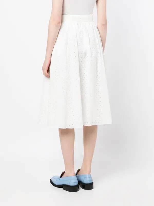 Kenzo Flared Perforated Skirt
