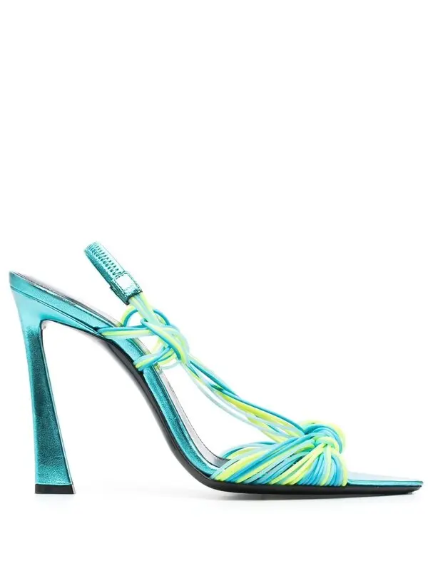 Saint Laurent 120mm Gippy Knot-detail Sandals