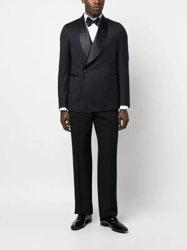 Tagliatore Virgin-wool Double-breasted Blazer