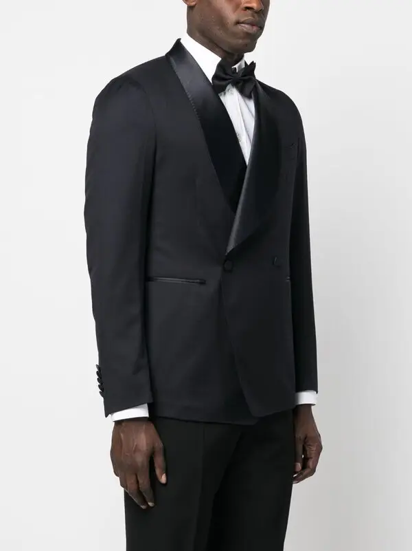 Tagliatore Virgin-wool Double-breasted Blazer