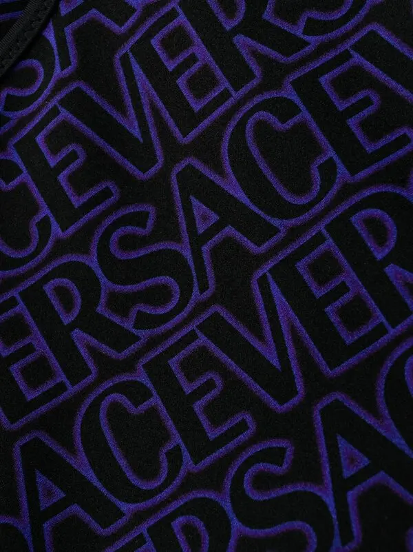 Versace Logo-print Reversible Swimsuit