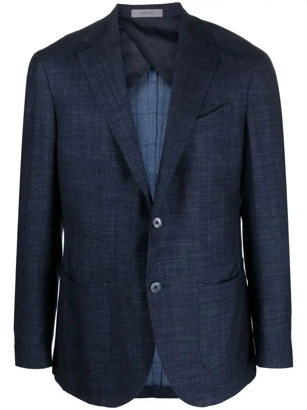 Corneliani Single-breasted Chambray Blazer