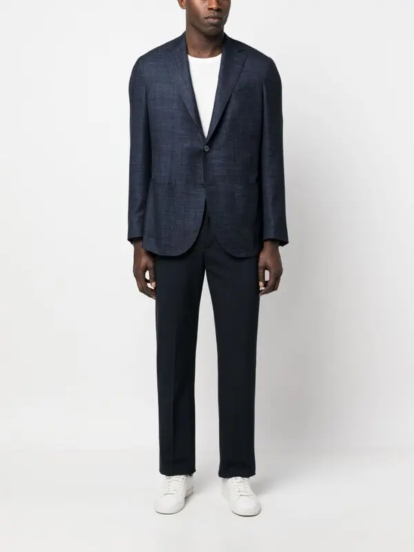 Corneliani Single-breasted Chambray Blazer