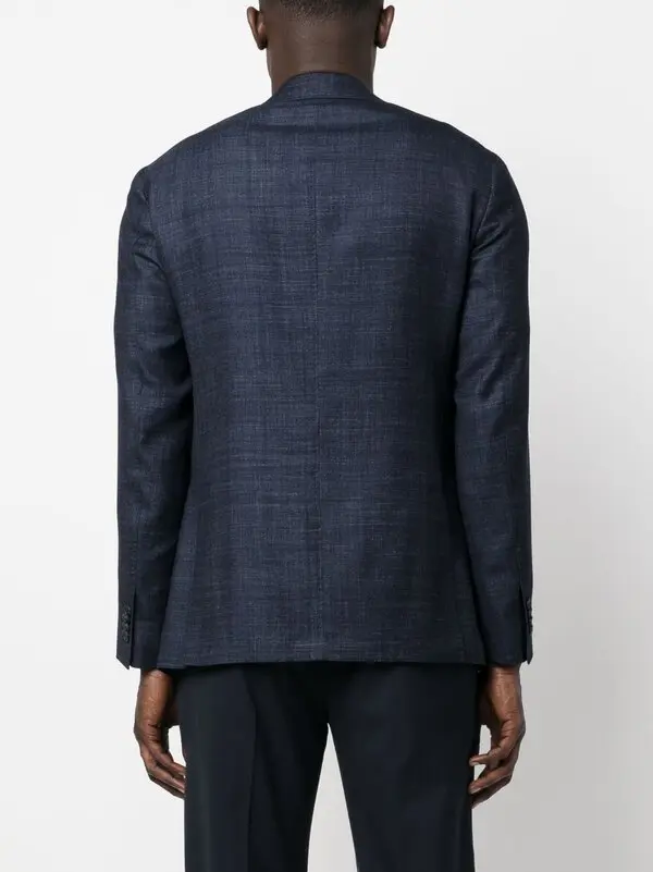Corneliani Single-breasted Chambray Blazer