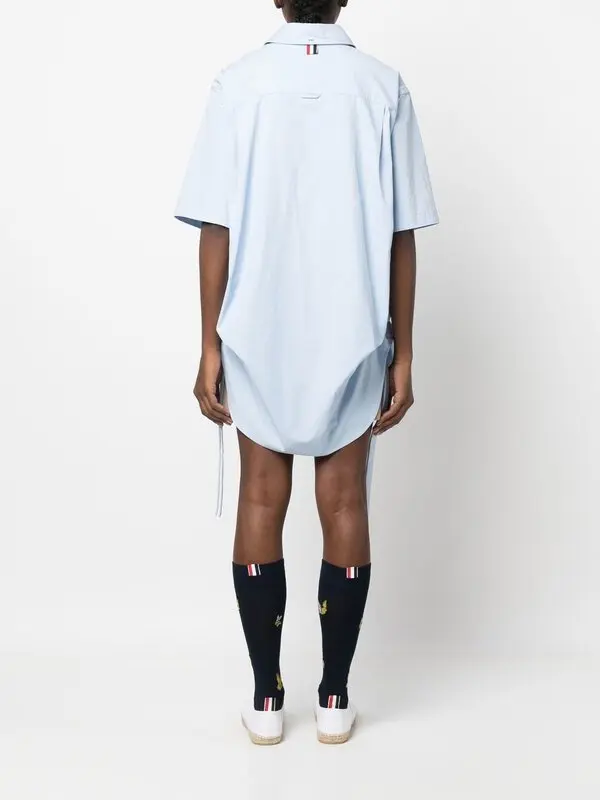 Thom Browne Short-sleeve Shirt Dress - Blue