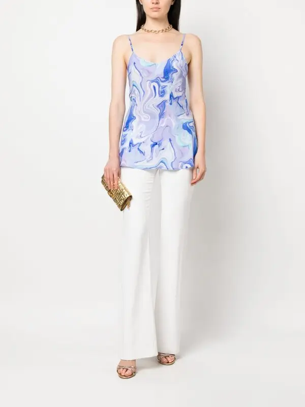 Bcbgmaxazria Marbled-pattern Top