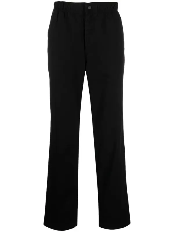 Norse Projects Mid-rise Straight-leg Trousers - Black