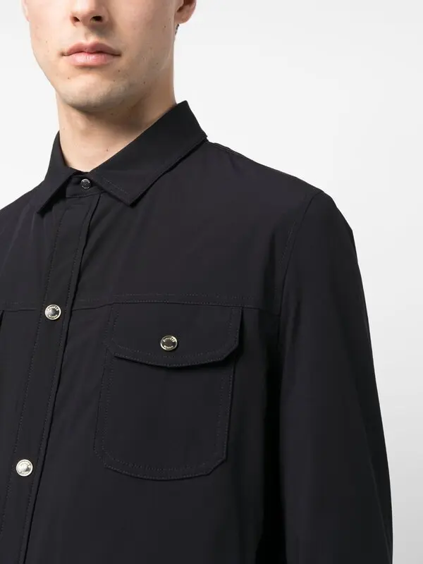 MOORER Press-stud Fastening Shirt Jacket