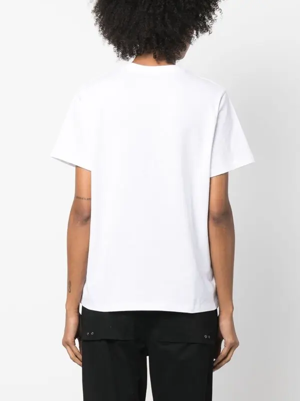 Coperni Floral Logo-patch T-shirt