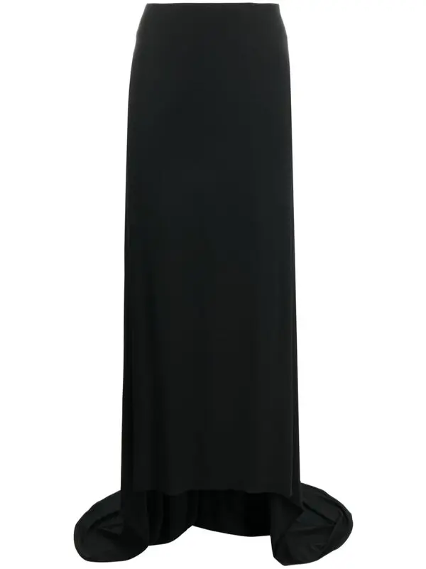 Magda Butrym Asymmetric Draped Floor-length Skirt