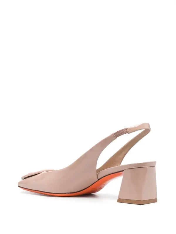 Santoni 55mm Slingback Pumps - Pink