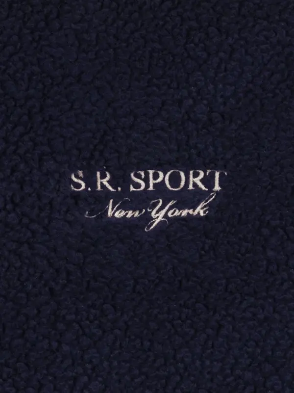Sporty & Rich Half-zip Fleece Sweatshirt