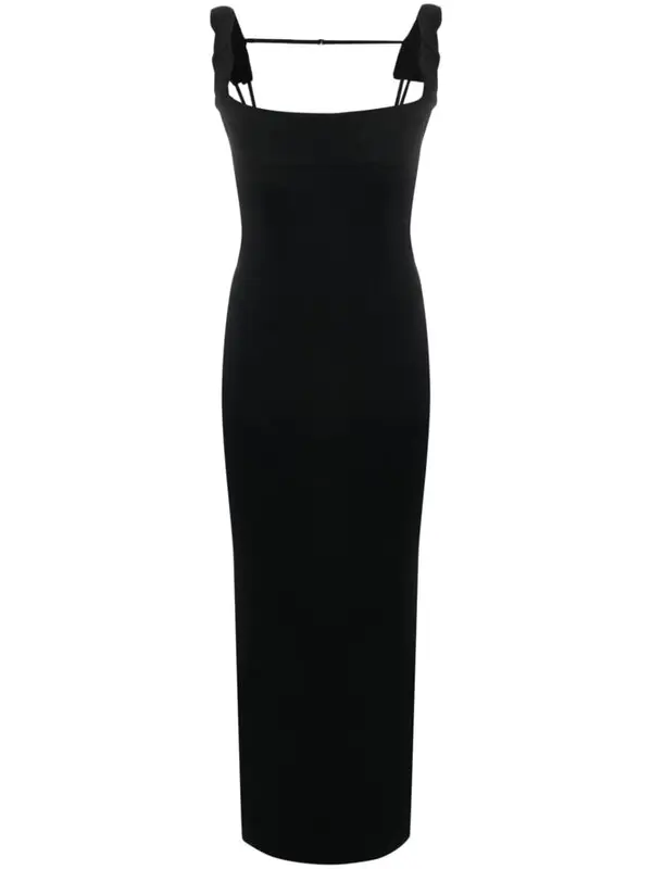 Jacquemus La Robe Maille Alca Maxi Dress