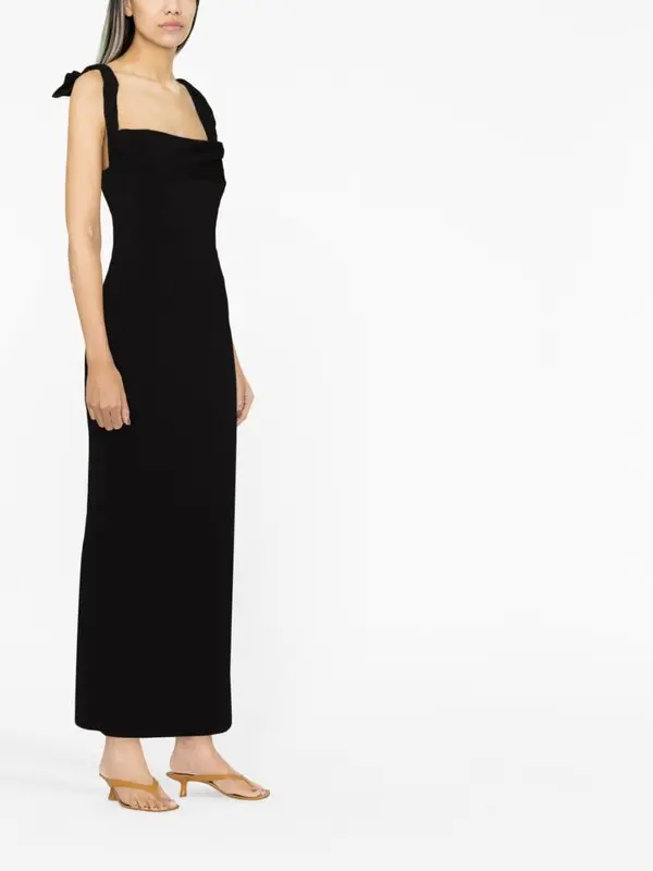 Jacquemus La Robe Maille Alca Maxi Dress