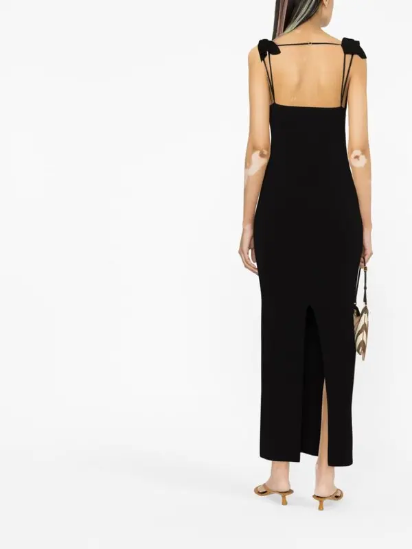Jacquemus La Robe Maille Alca Maxi Dress