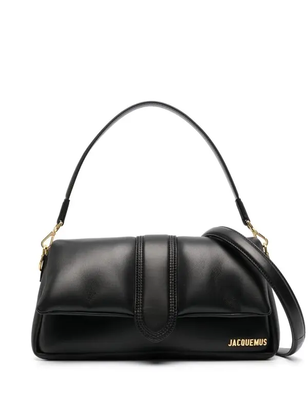 Jacquemus Le Bambimou Leather Shoulder Bag - Black