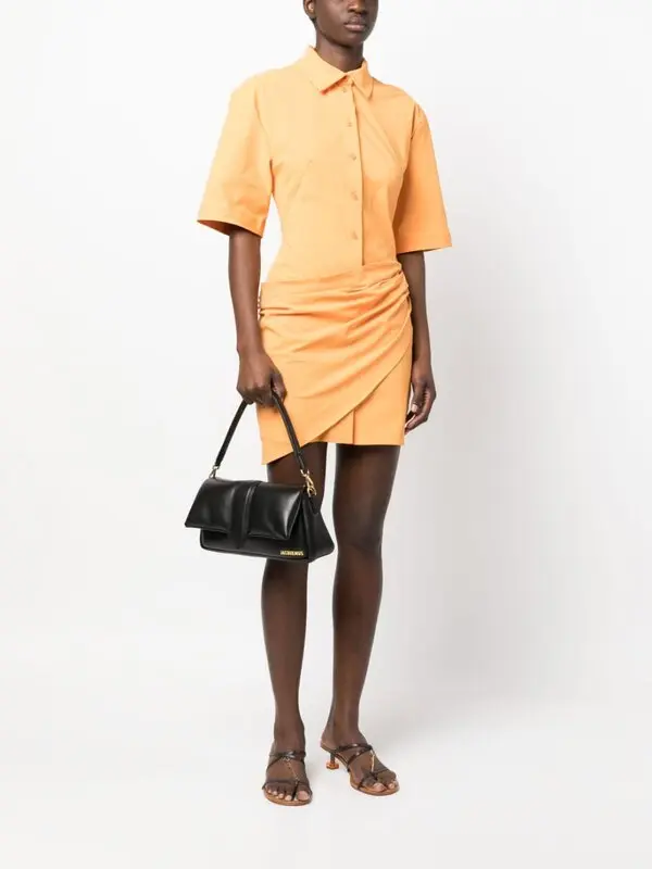 Jacquemus Le Bambimou Leather Shoulder Bag - Black