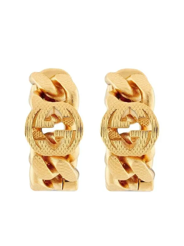 Gucci Interlocking G Chain Earrings
