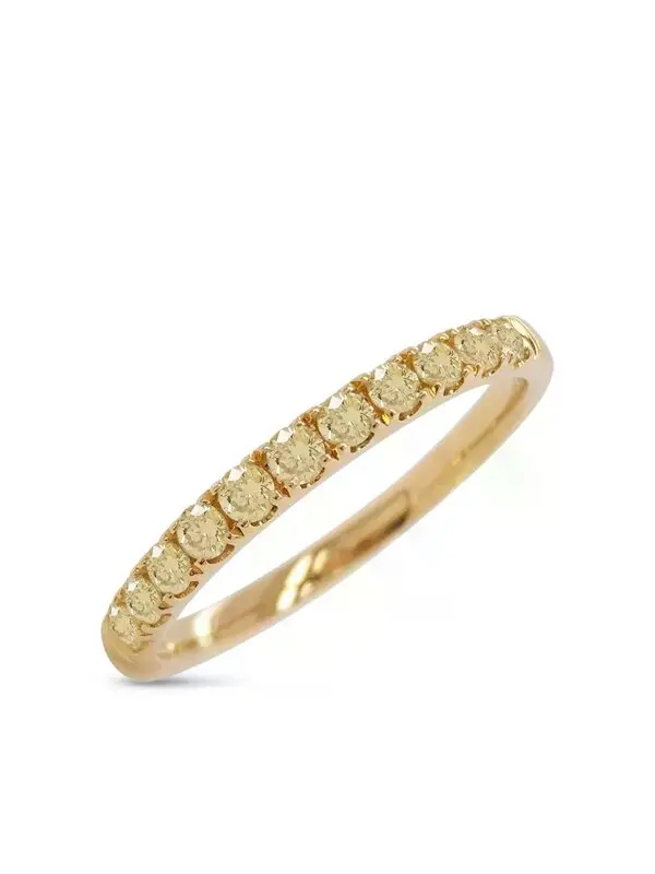 HYT JEWELRY Diamond-embellished Fine Ring - Yellow