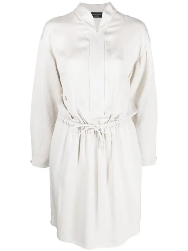 Emporio Armani Draped Shirt Dress