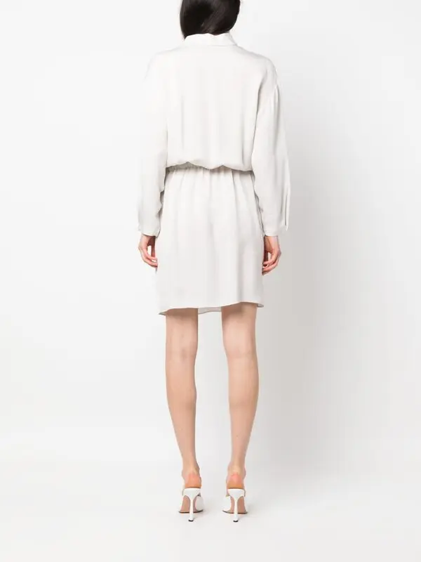 Emporio Armani Draped Shirt Dress