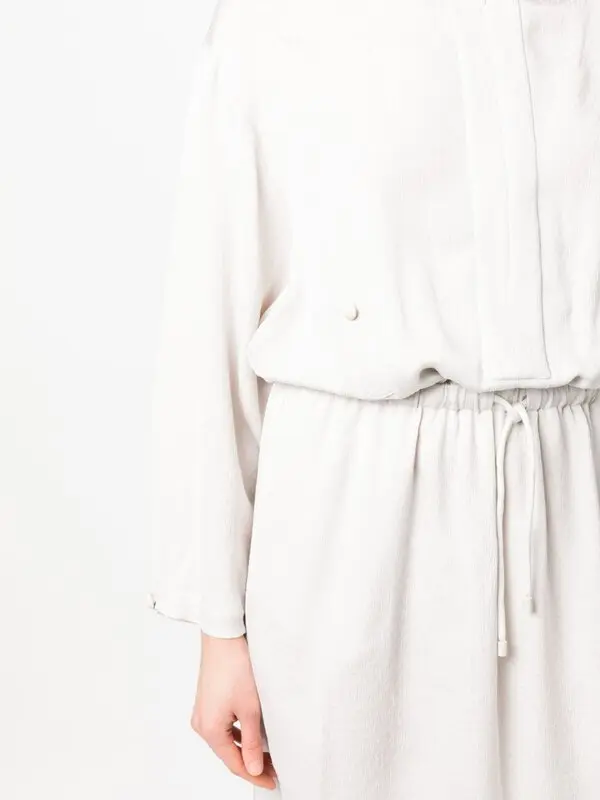 Emporio Armani Draped Shirt Dress