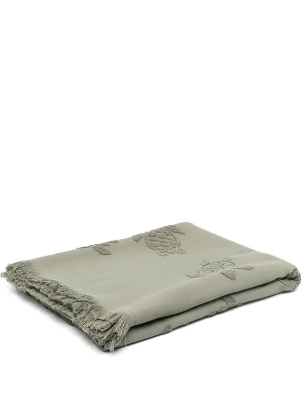Vilebrequin Turtle-pattern Organic-cotton Beach Towel