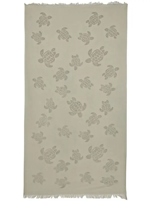 Vilebrequin Turtle-pattern Organic-cotton Beach Towel