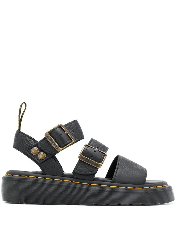 Dr. Martens Open Toe Buckled Sandals