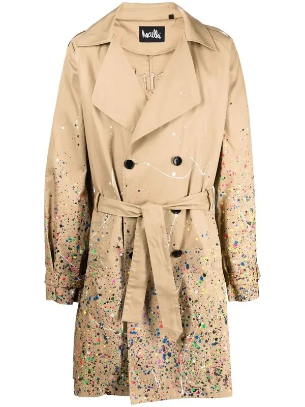 HACULLA. Paint Splatter Trench Coat