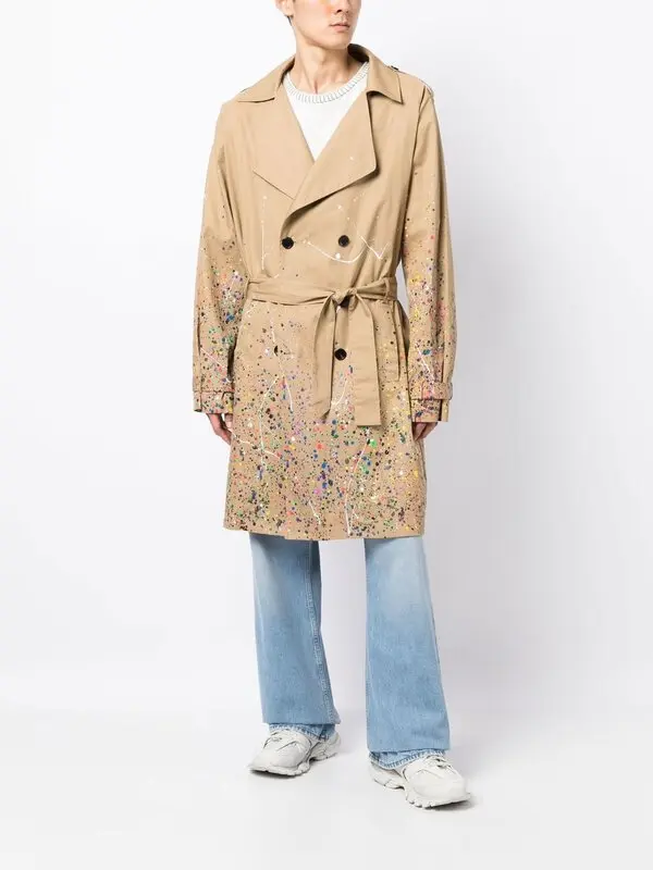 HACULLA. Paint Splatter Trench Coat