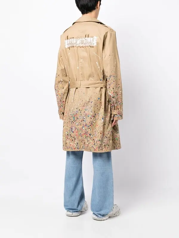 HACULLA. Paint Splatter Trench Coat
