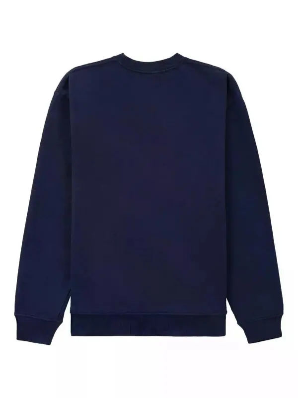 SPORTY & RICH Wellness Crew-neck Sweatshirt - Blue