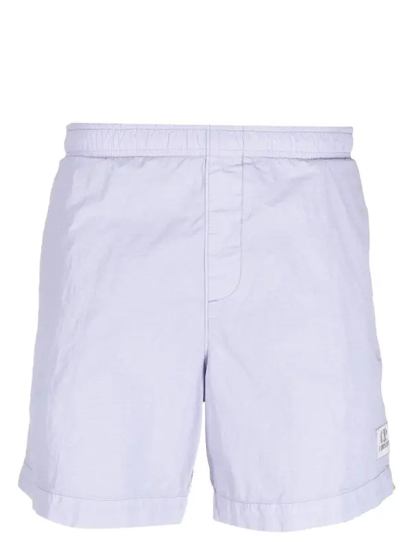 C.P. COMPANY Logo Patch Shorts - Purple