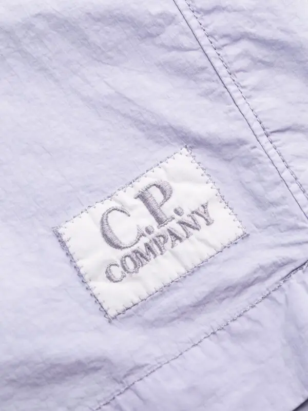 C.P. COMPANY Logo Patch Shorts - Purple
