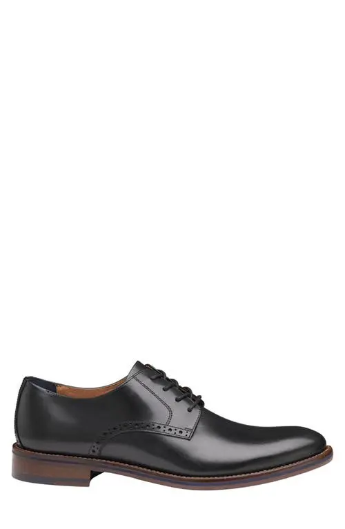 Johnston & Murphy Conard 2.0 Plain Toe Oxford - Black Full Grain