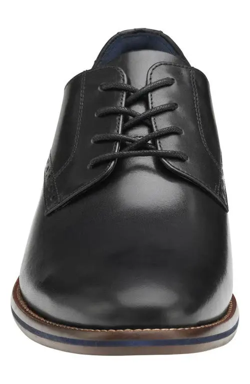Johnston & Murphy Conard 2.0 Plain Toe Oxford - Black Full Grain