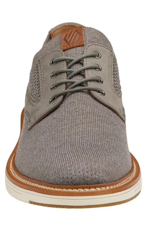 Johnston & Murphy Upton Plain Toe Knit Derby - Gray