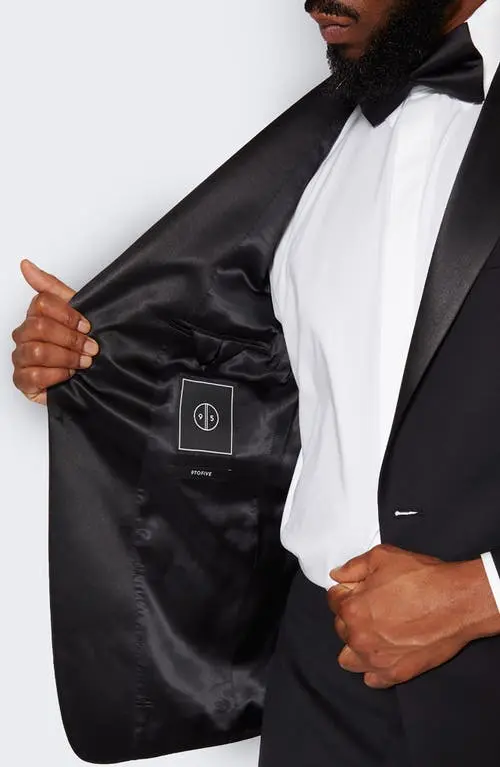 9TOFIVE Shawl Lapel Wool Dinner Jacket