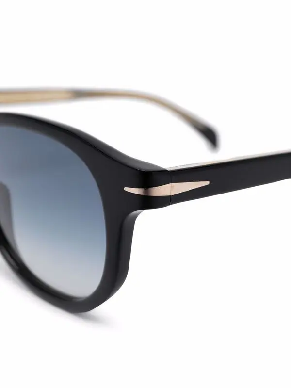 DB EYEWEAR BY DAVID BECKHAM Round-frame Sunglasses - Black