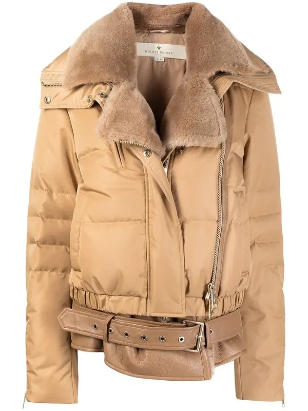 Nicole Benisti Biker Puffer Jacket